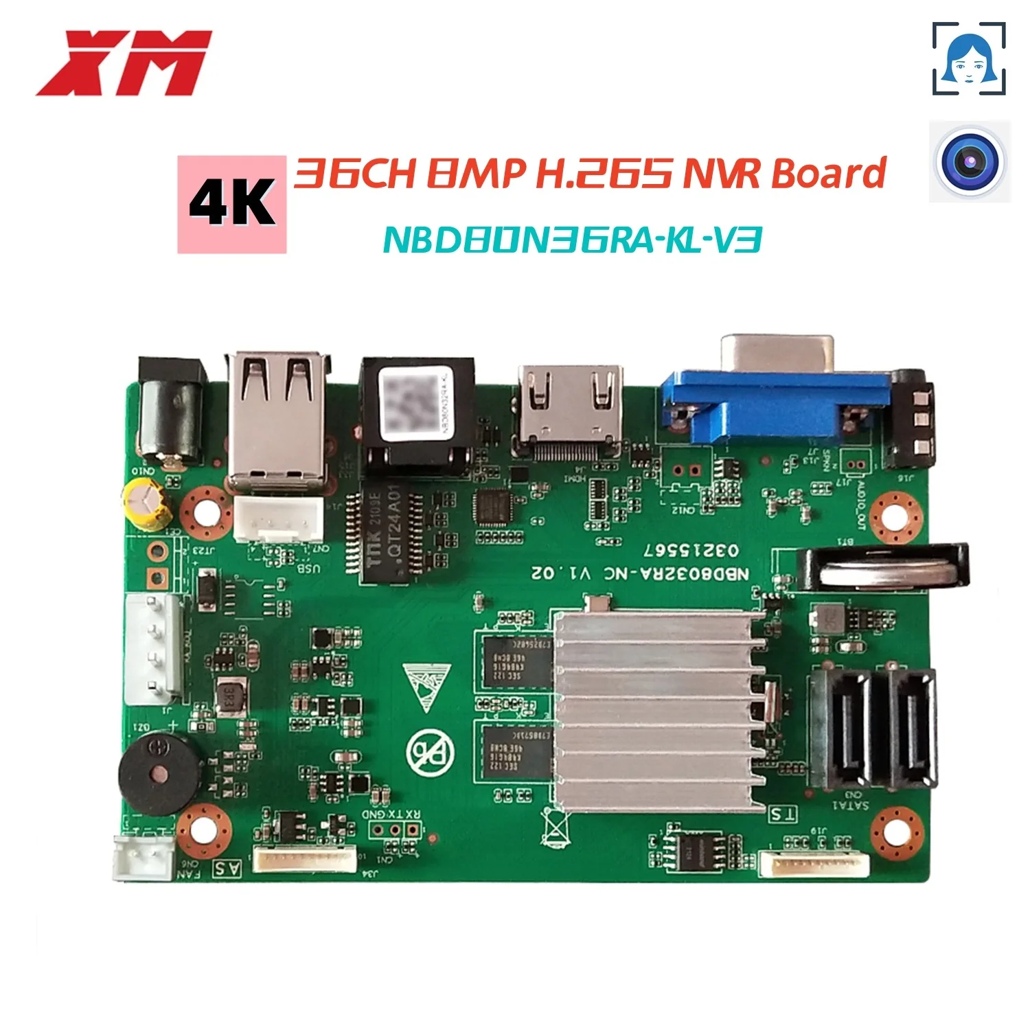 특별한 이유 4K 36 채널*8MP H.265/H.264 지능형 분석 NVR DVR 네트워크 디지털 비디오 기록(SATA 라인 ...